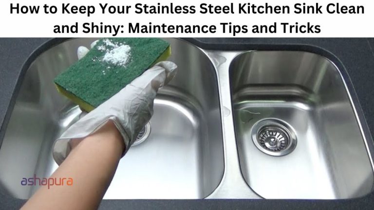 How to Keep Your Stainless Steel Kitchen Sink Clean and Shiny ...